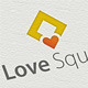 Love Square Logo, Logo Templates | GraphicRiver