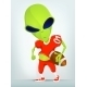 Cartoon Character Alien Rugby, Vectors | GraphicRiver
