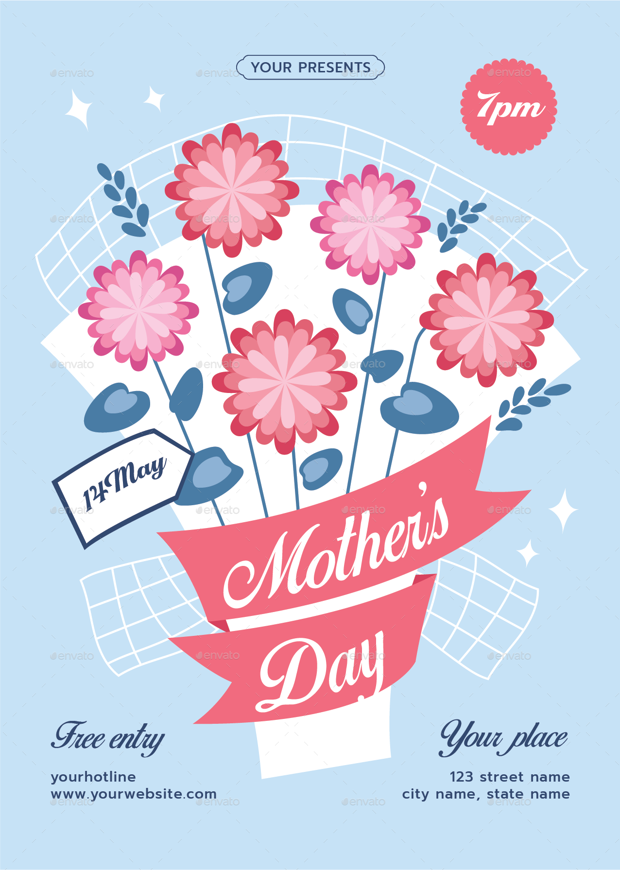 Mother's Day Flyer, Print Templates | GraphicRiver