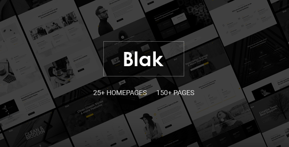 Blak - Responsive MultiPurpose HTML5 Website Template by codelayers