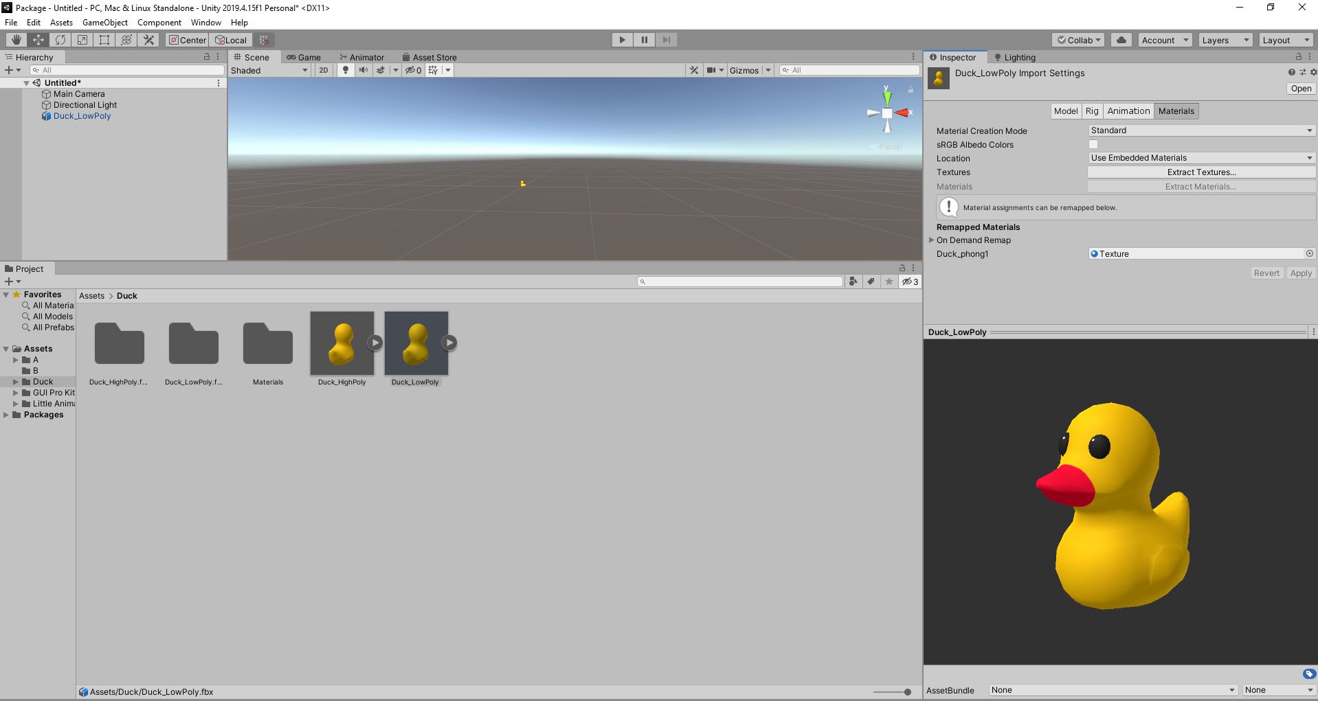 Rubber Duck simple by StoreMini3D | 3DOcean