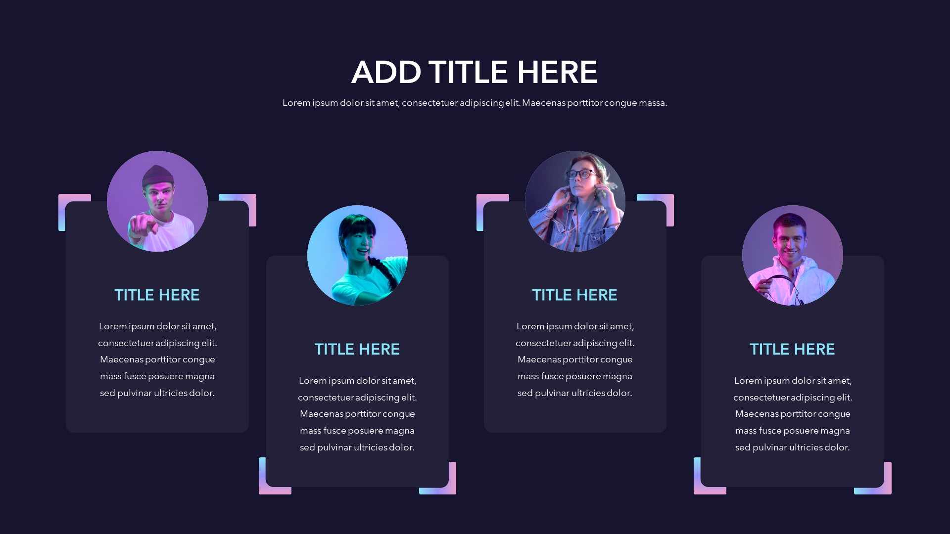 Futuristic Business PowerPoint Presentation Template, Dark Mode ...