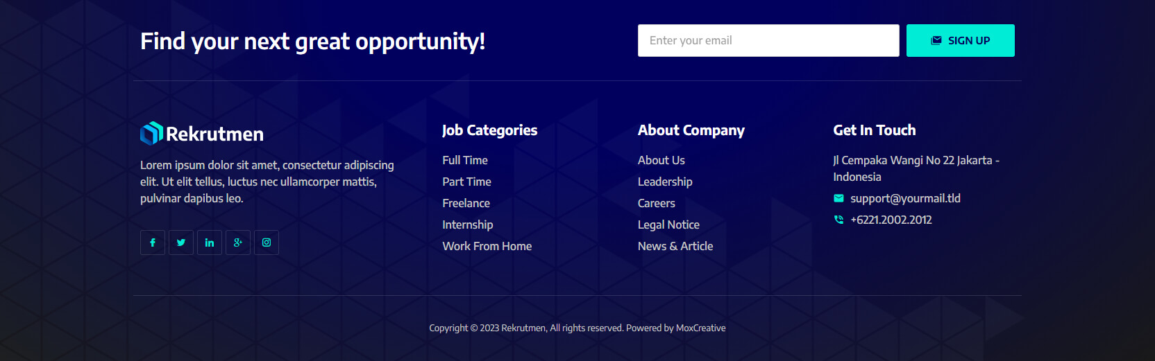 Rekrutmen - Human Resource & Recruitment Agency Elementor Template Kit ...