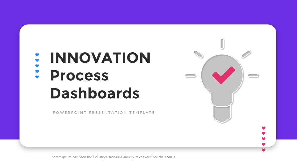 Innovation Process Dashboards PowerPoint Presentation Template ...