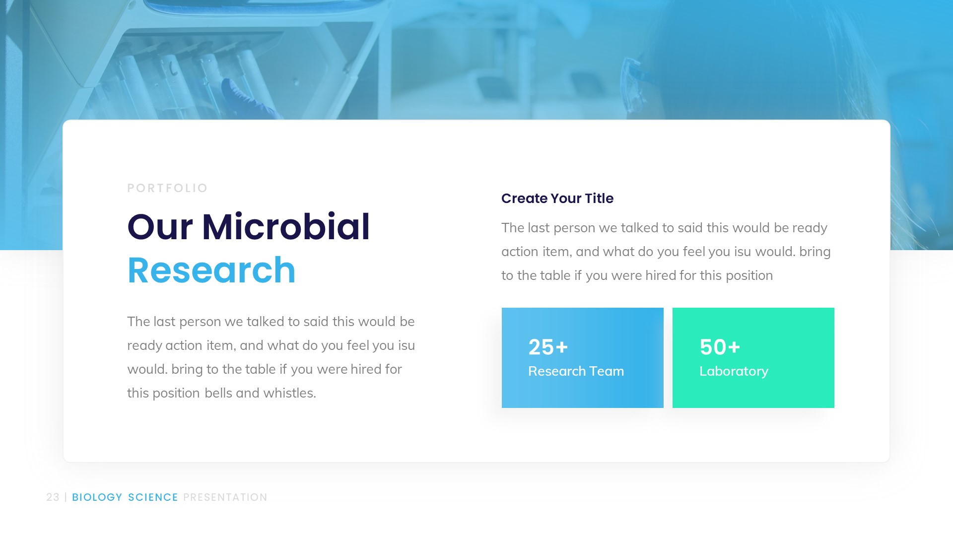 Edulabs - Biology Science PowerPoint Template, Presentation Templates