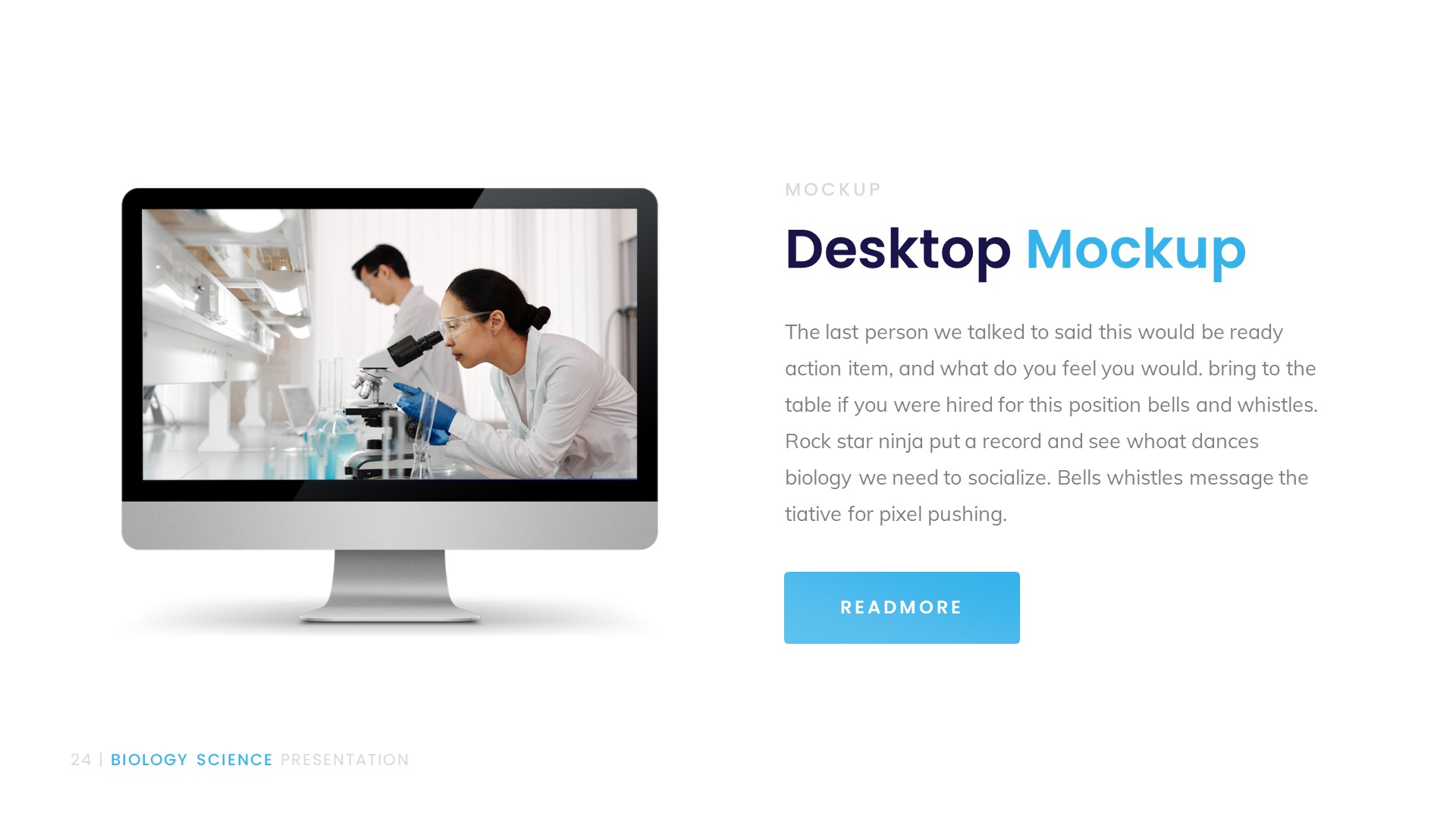 Edulabs - Biology Science PowerPoint Template, Presentation Templates