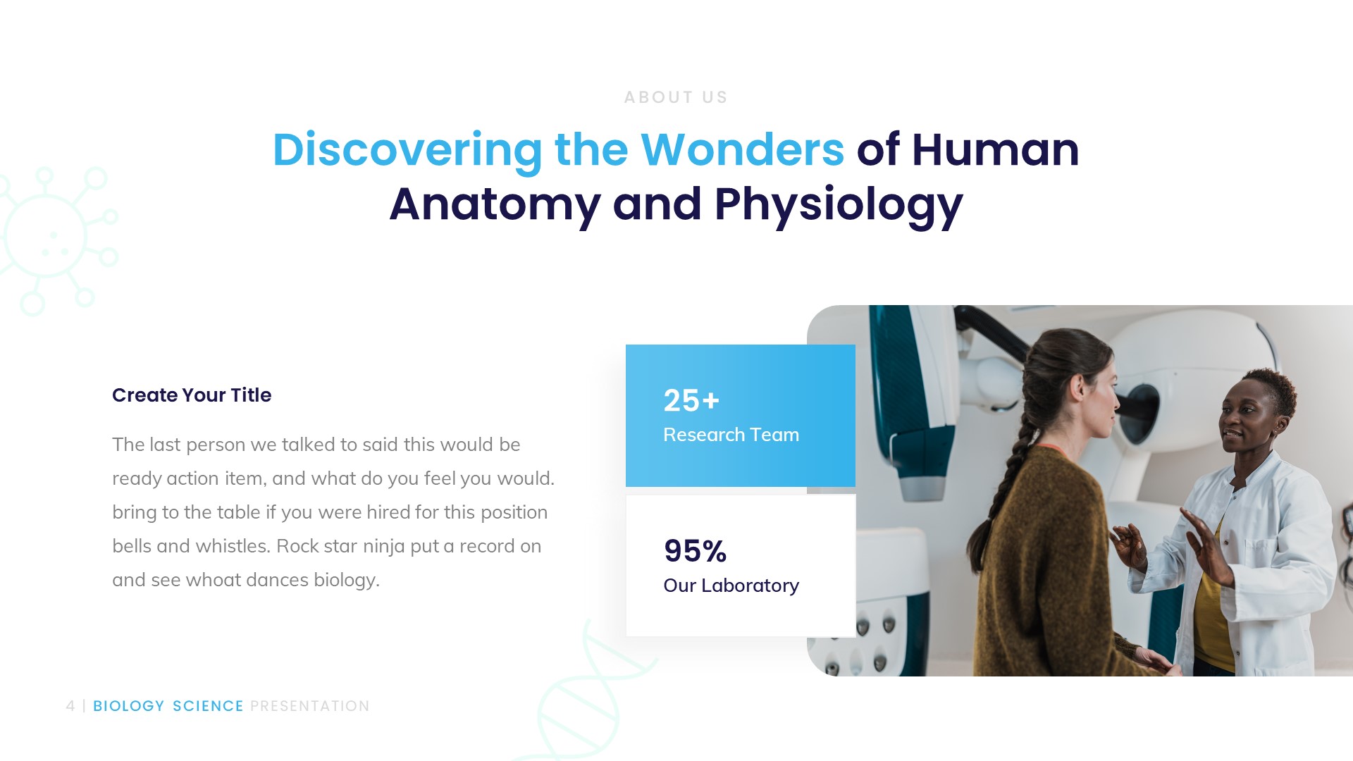 Edulabs - Biology Science PowerPoint Template, Presentation Templates
