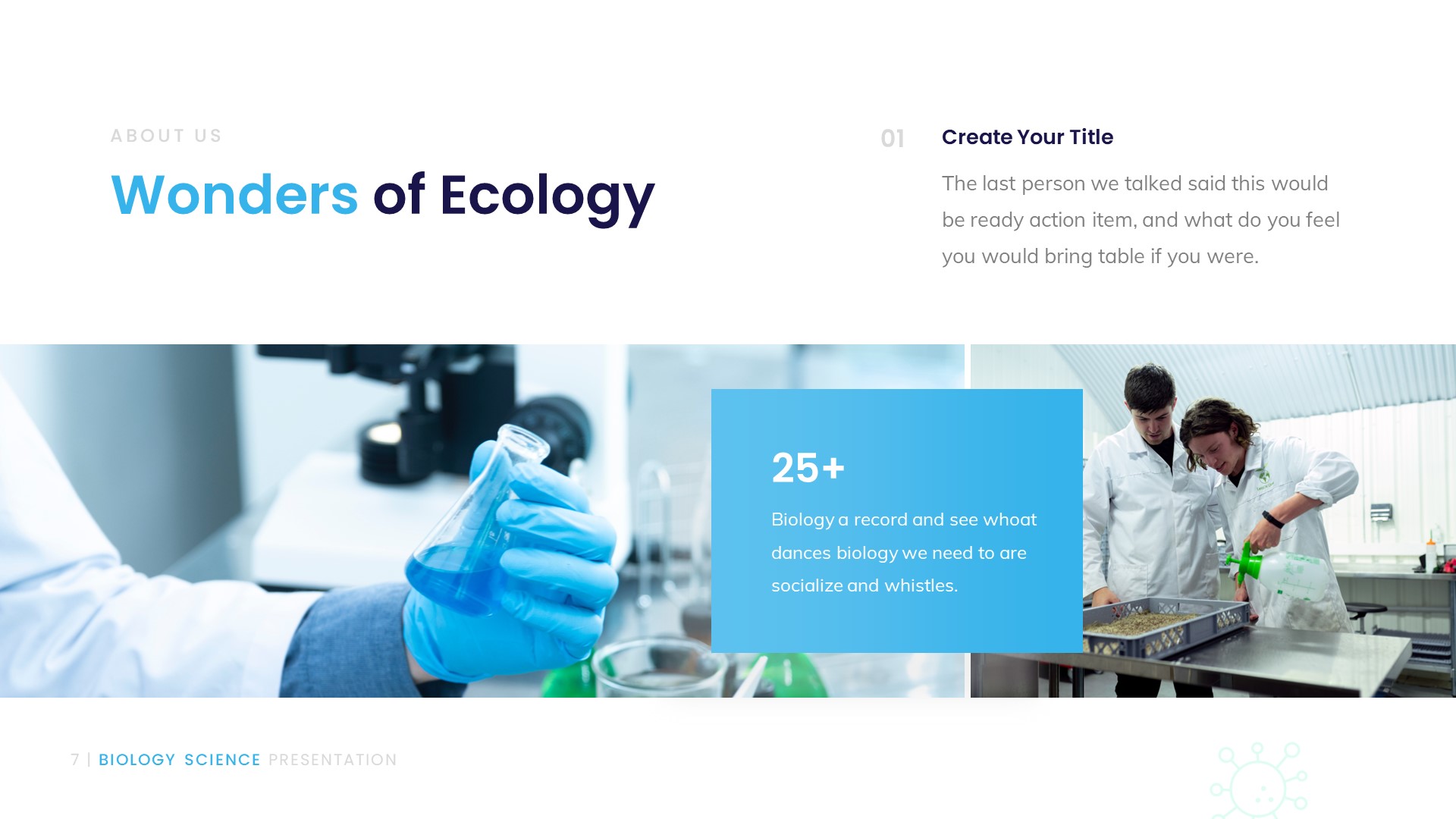 Edulabs - Biology Science PowerPoint Template, Presentation Templates