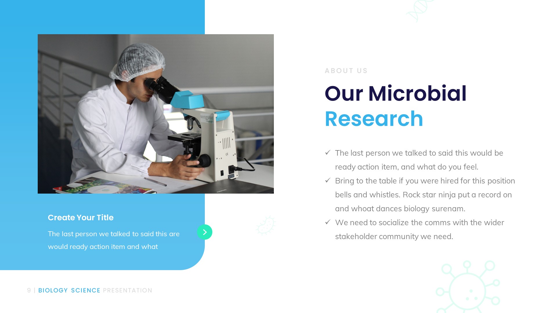 Edulabs - Biology Science PowerPoint Template, Presentation Templates