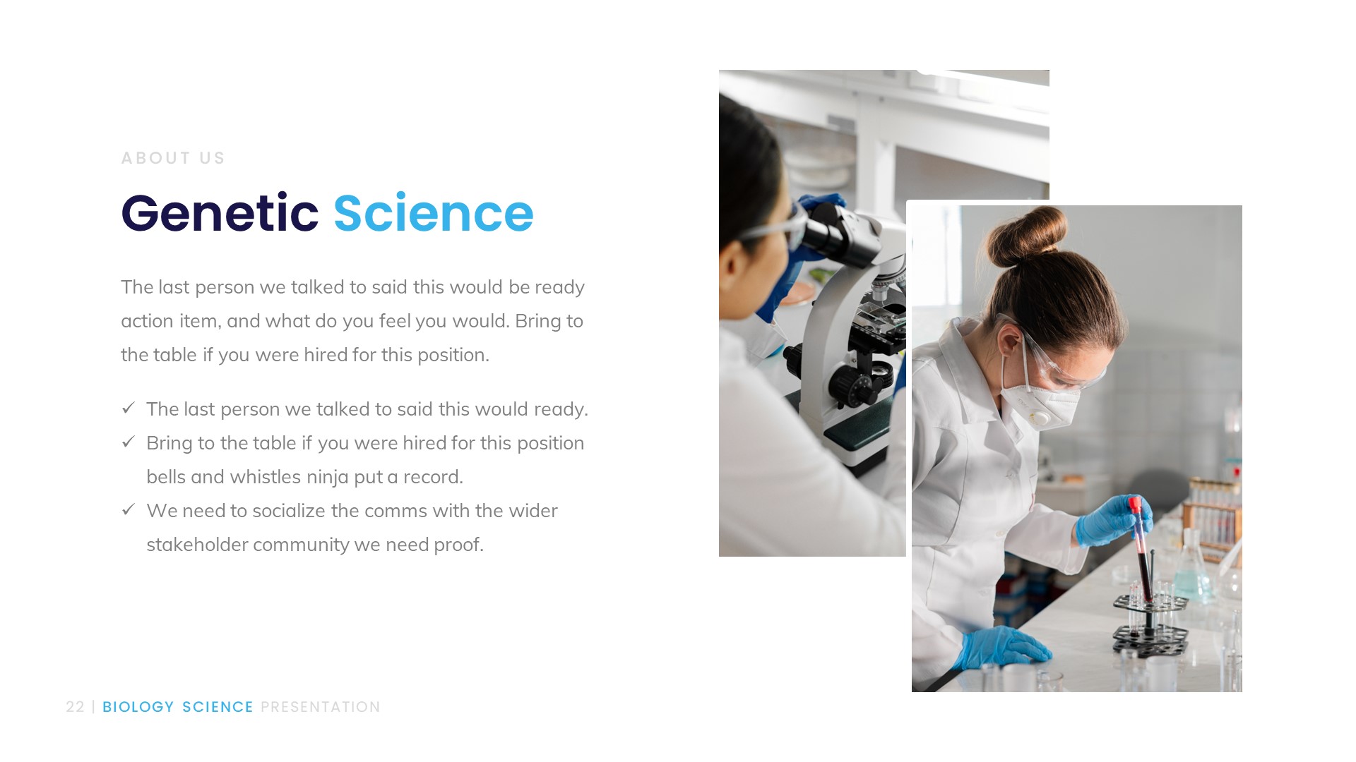 Edulabs - Biology Science Google Slides Template, Presentation Templates