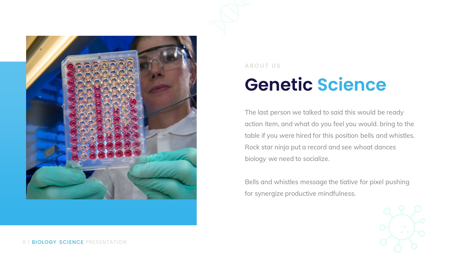 Edulabs - Biology Science Google Slides Template, Presentation Templates