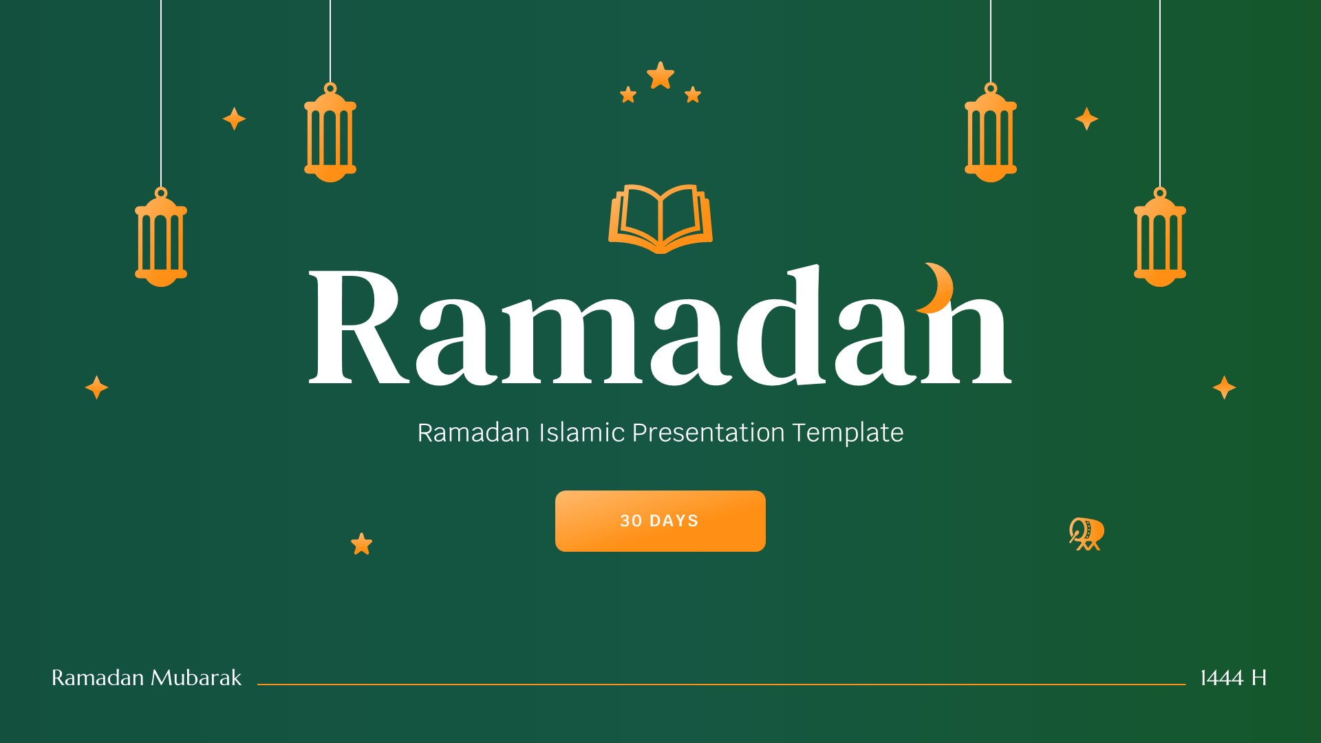 Ramadan Islamic Google Slides Template, Presentation Templates ...