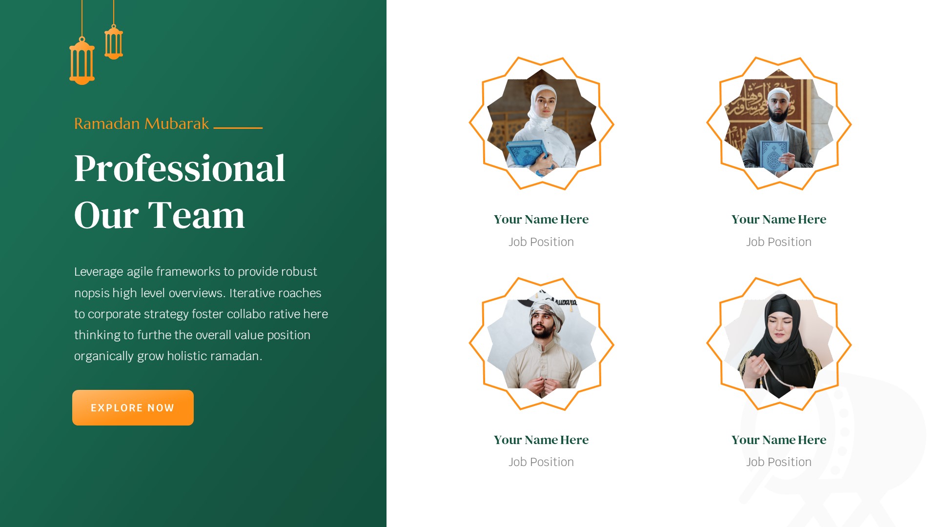 Ramadan Islamic Google Slides Template, Presentation Templates ...