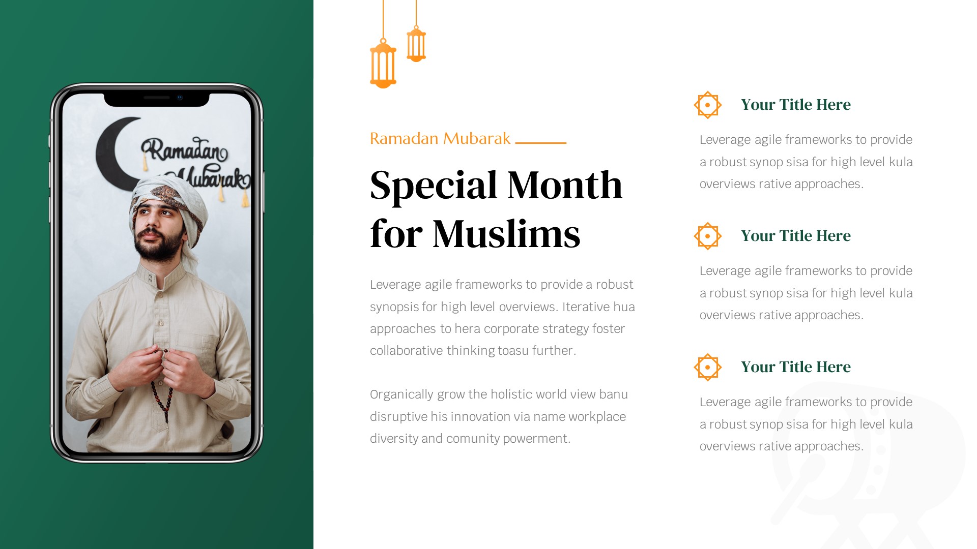 Ramadan Islamic Google Slides Template, Presentation Templates ...