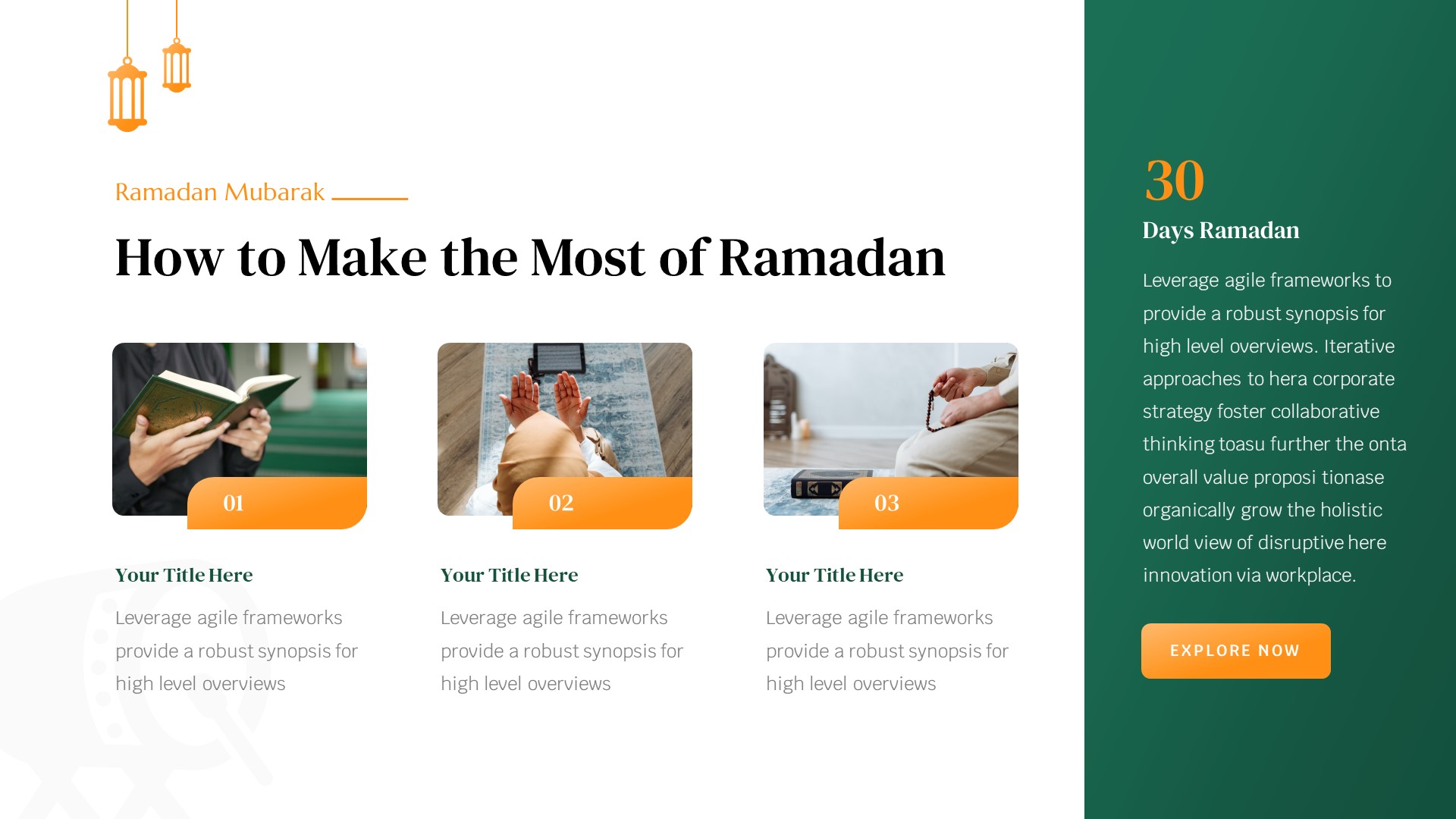 Ramadan Islamic Google Slides Template, Presentation Templates ...