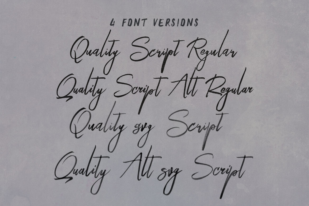Quality SVG Bold Brush Script, Fonts | GraphicRiver