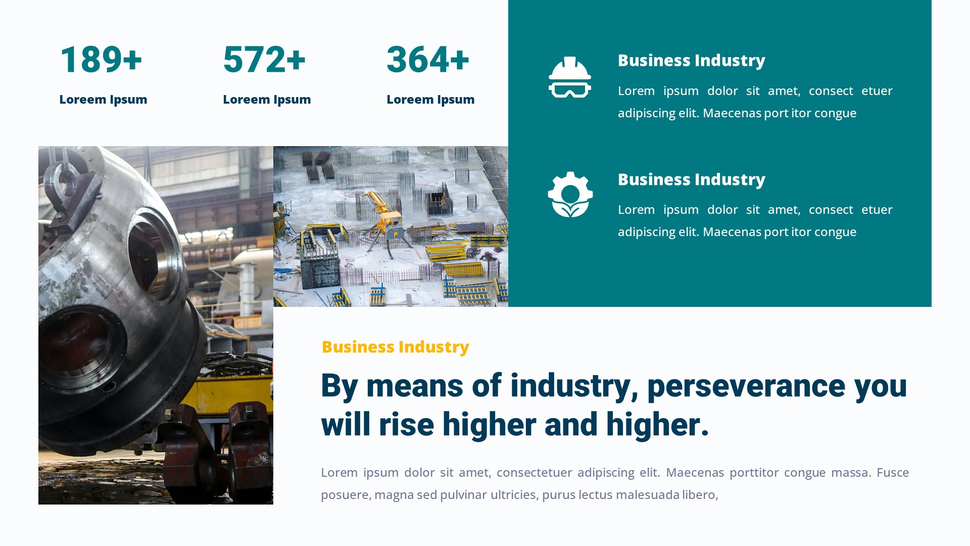 Manufac - Business Industry Powerpoint Template, Presentation Templates