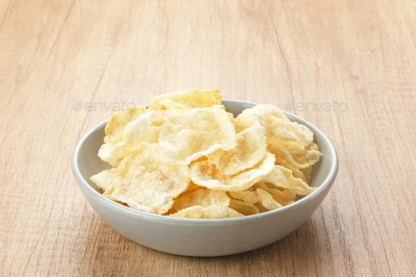Emping, Indonesian traditional snack Stock Photo by tyasindayanti ...