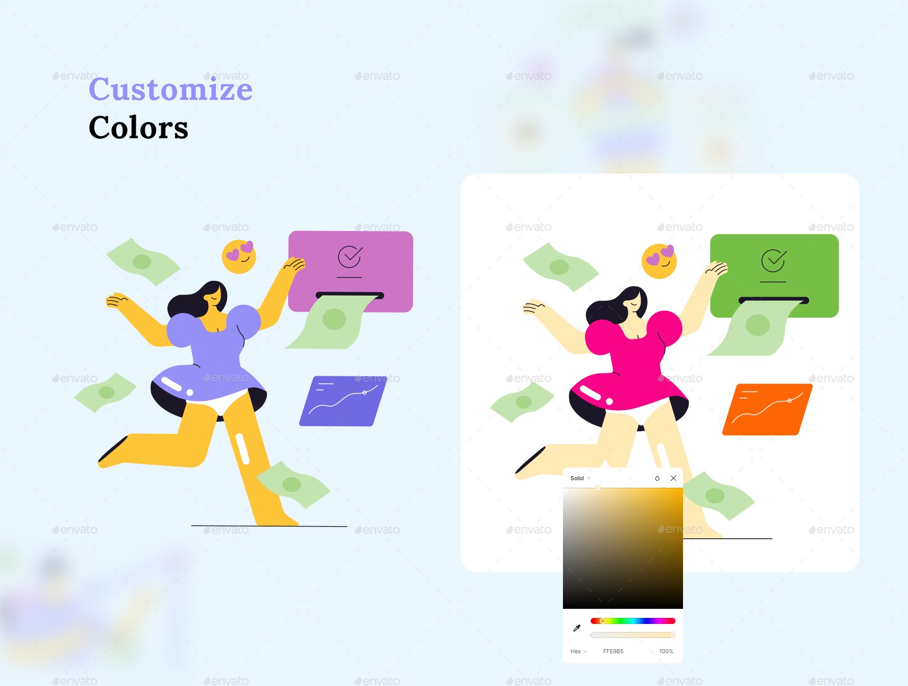 Content Creator Illustration Pack, Graphics | GraphicRiver