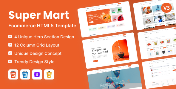 Supper Mart - Attractive ecommerce HTML Template by themeies | ThemeForest