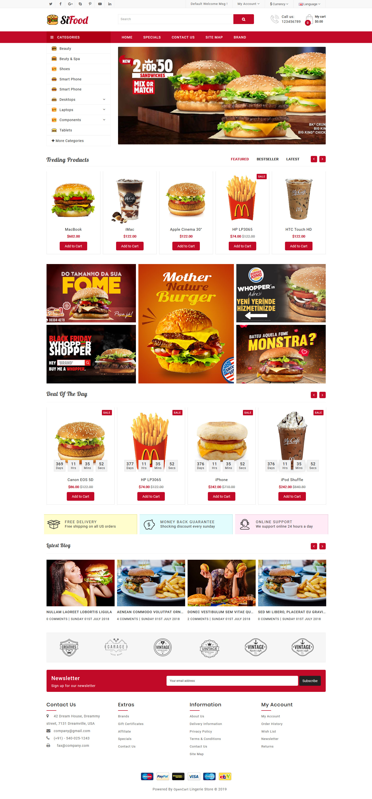 Grocery and Shopping OpenCart 3.X Multistore Theme (Shopping, Mall) by ...