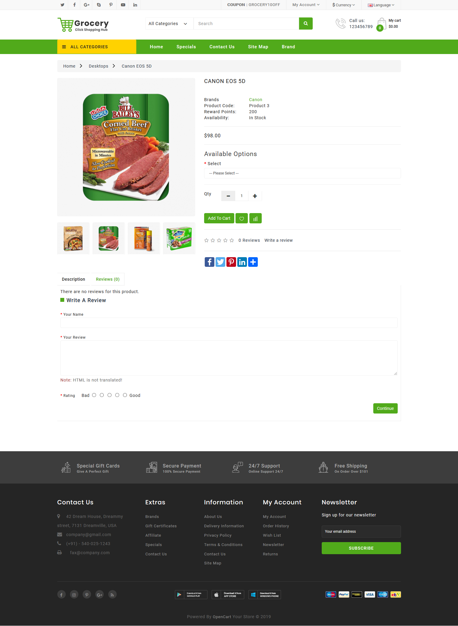 Grocery and Shopping OpenCart 3.X Multistore Theme (Shopping, Mall) by ...