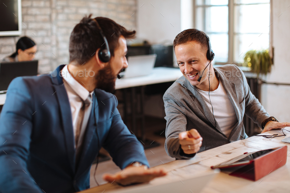 Customer service successful teamwork Stock Photo by djile | PhotoDune