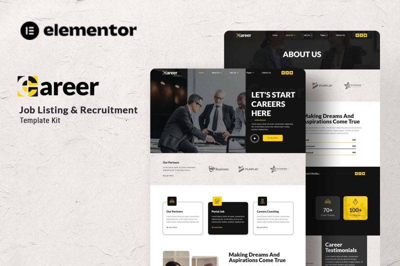 Career - Job Recruitment Elementor Template Kit by Kitpro | ThemeForest
