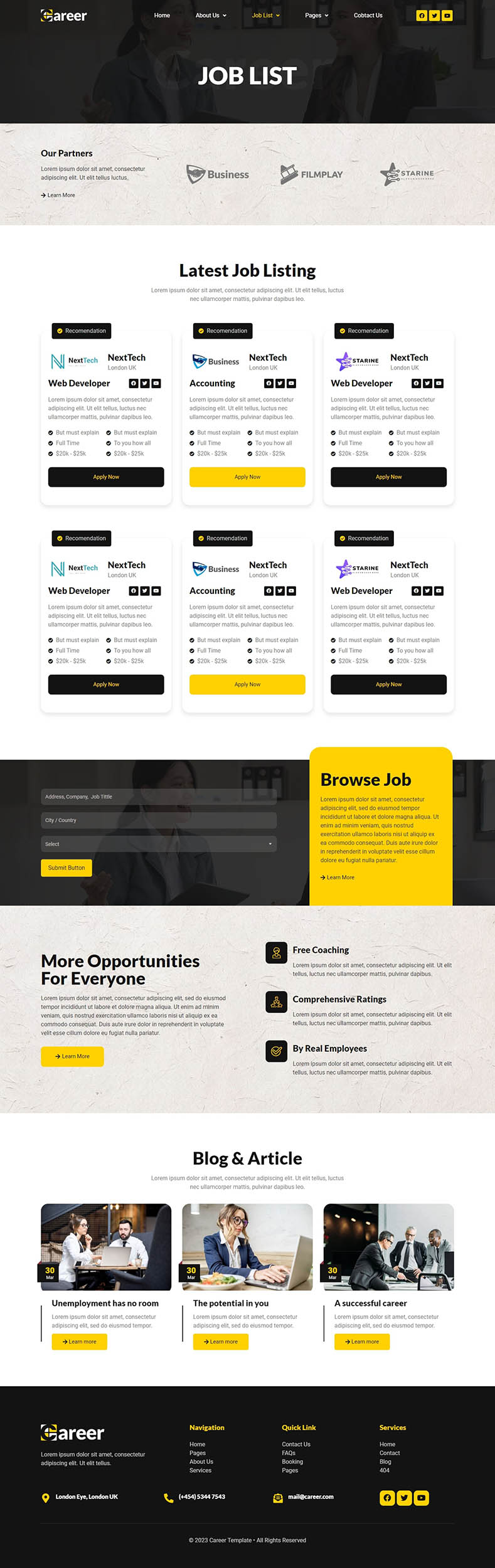 Career - Job Recruitment Elementor Template Kit by Kitpro | ThemeForest
