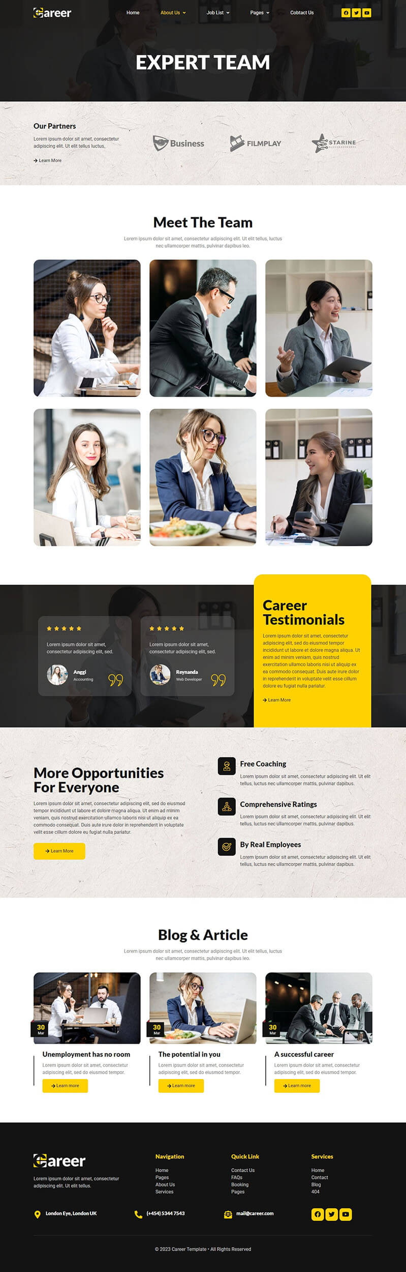 Career - Job Recruitment Elementor Template Kit by Kitpro | ThemeForest