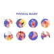 Physical Injuries Set, Vectors | GraphicRiver