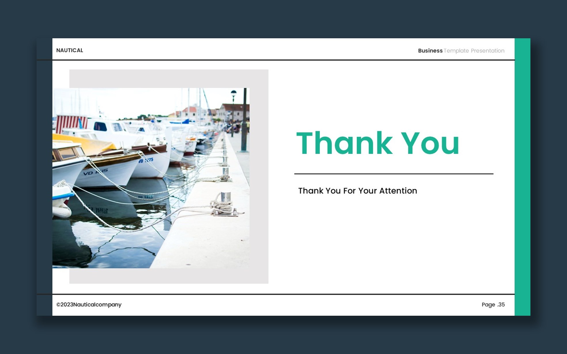 Nautical - Business PowerPoint Template, Presentation Templates ...