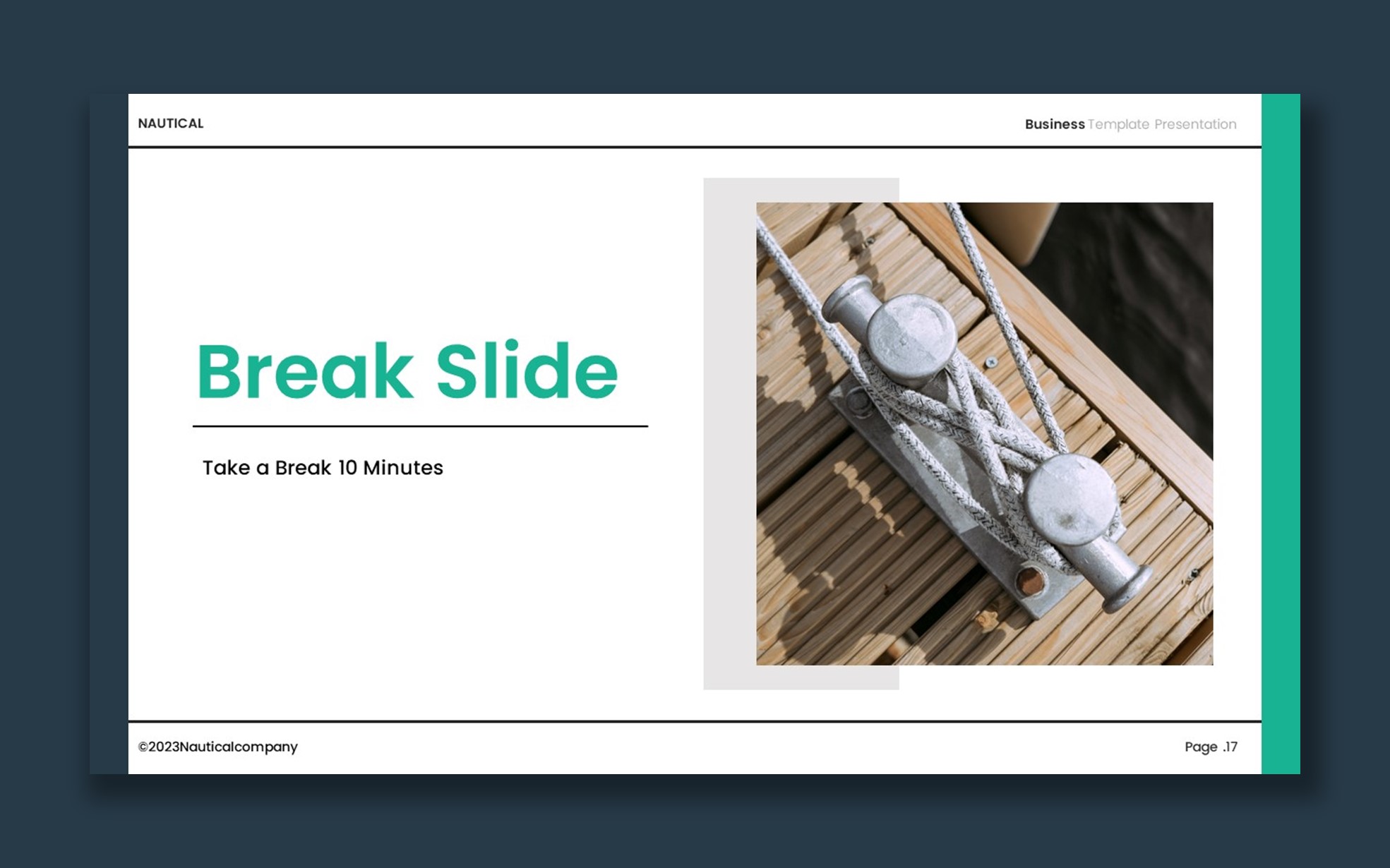 Nautical - Business PowerPoint Template, Presentation Templates ...