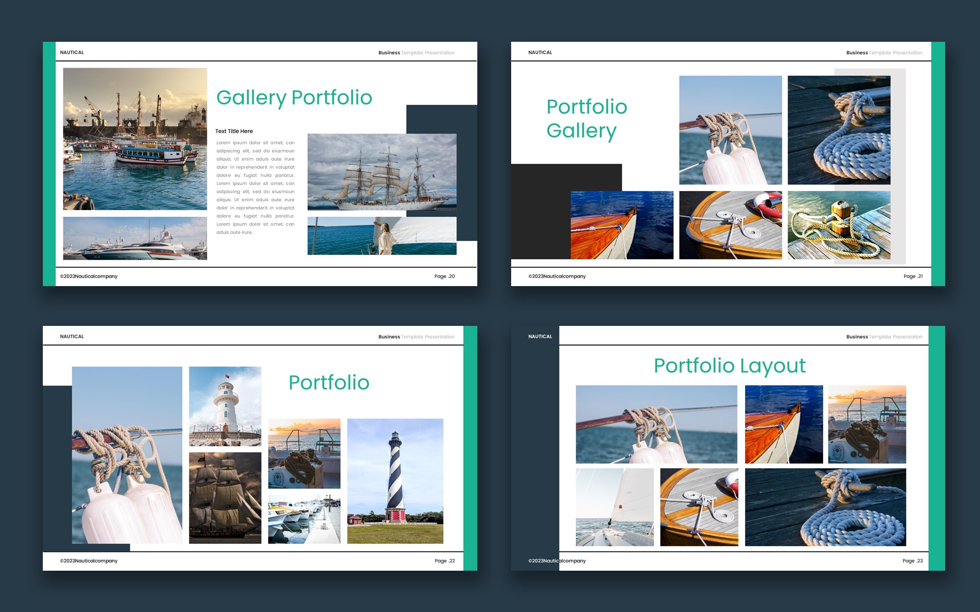 Nautical - Business PowerPoint Template, Presentation Templates ...
