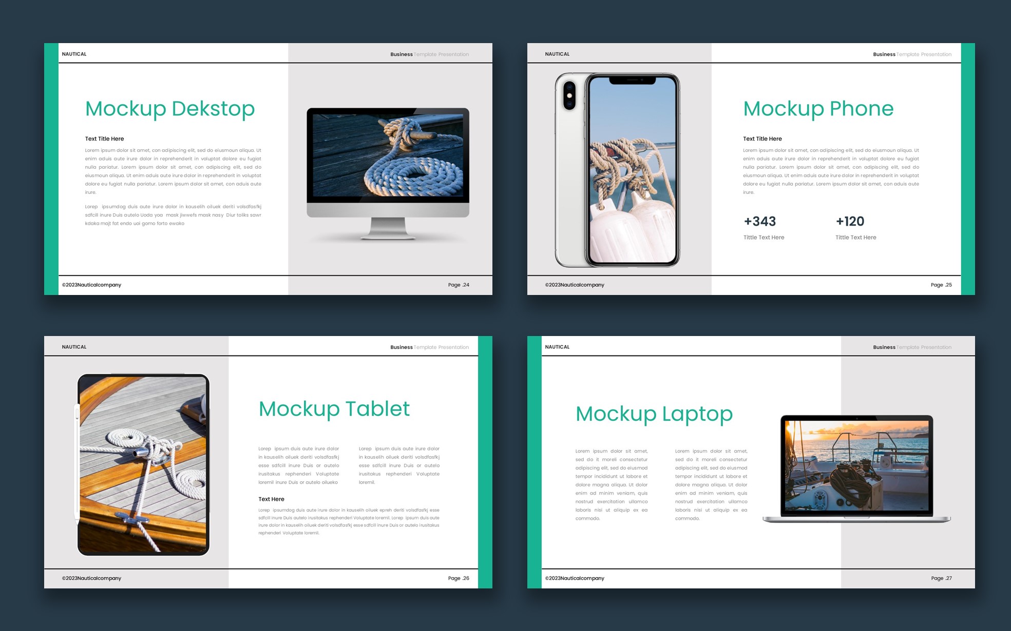 Nautical - Business PowerPoint Template, Presentation Templates ...