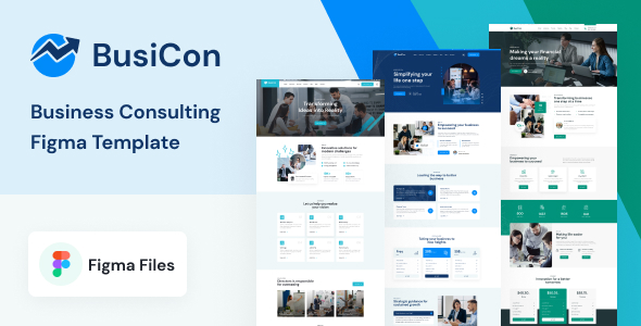 Busicon - Business Consulting Figma Template by Mugli | ThemeForest