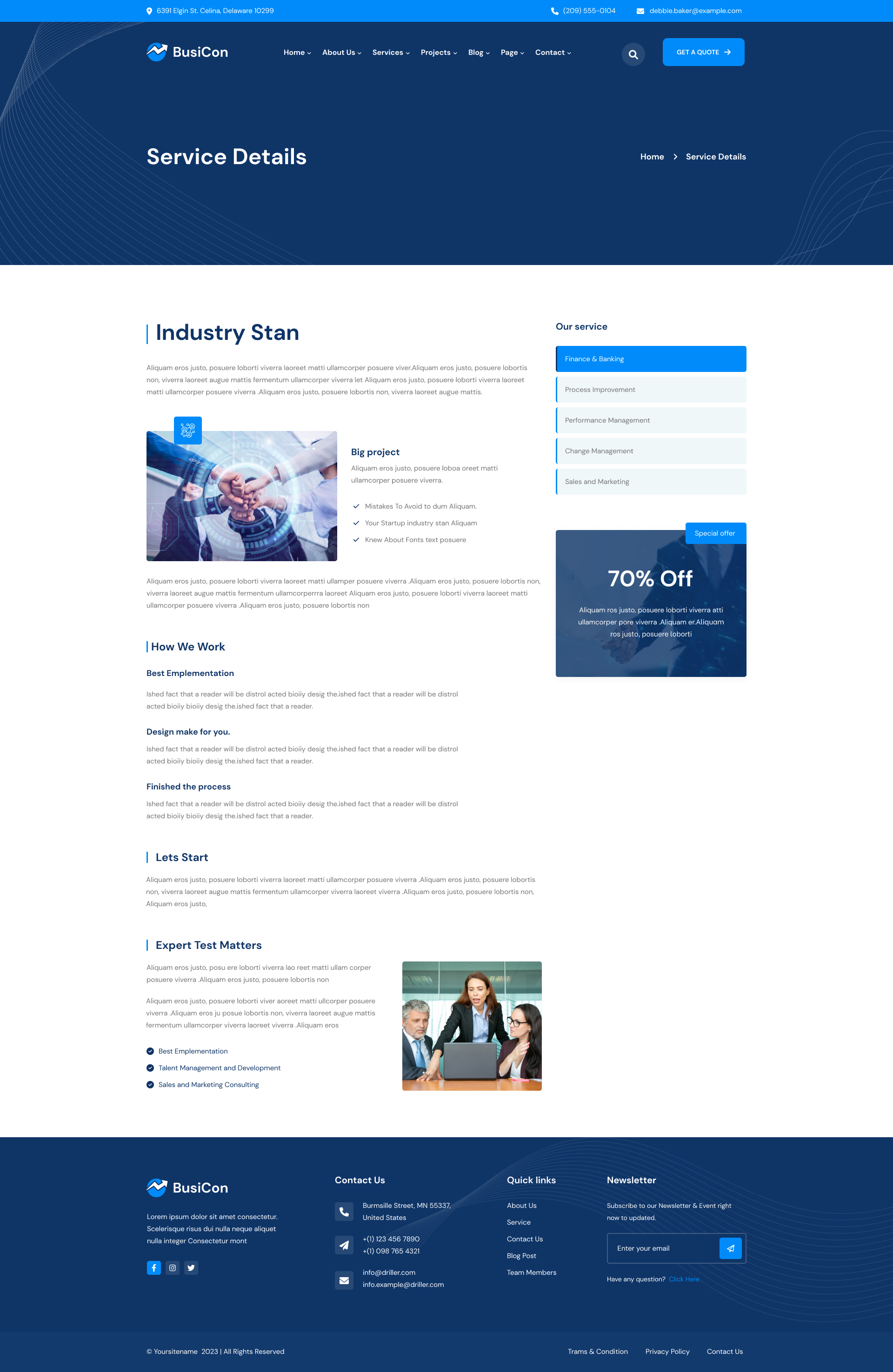 Busicon - Business Consulting Figma Template by Mugli | ThemeForest