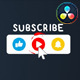 2D Cartoon Youtube Subscribe Buttons Pack #2 [Davinci Resolve], DaVinci ...