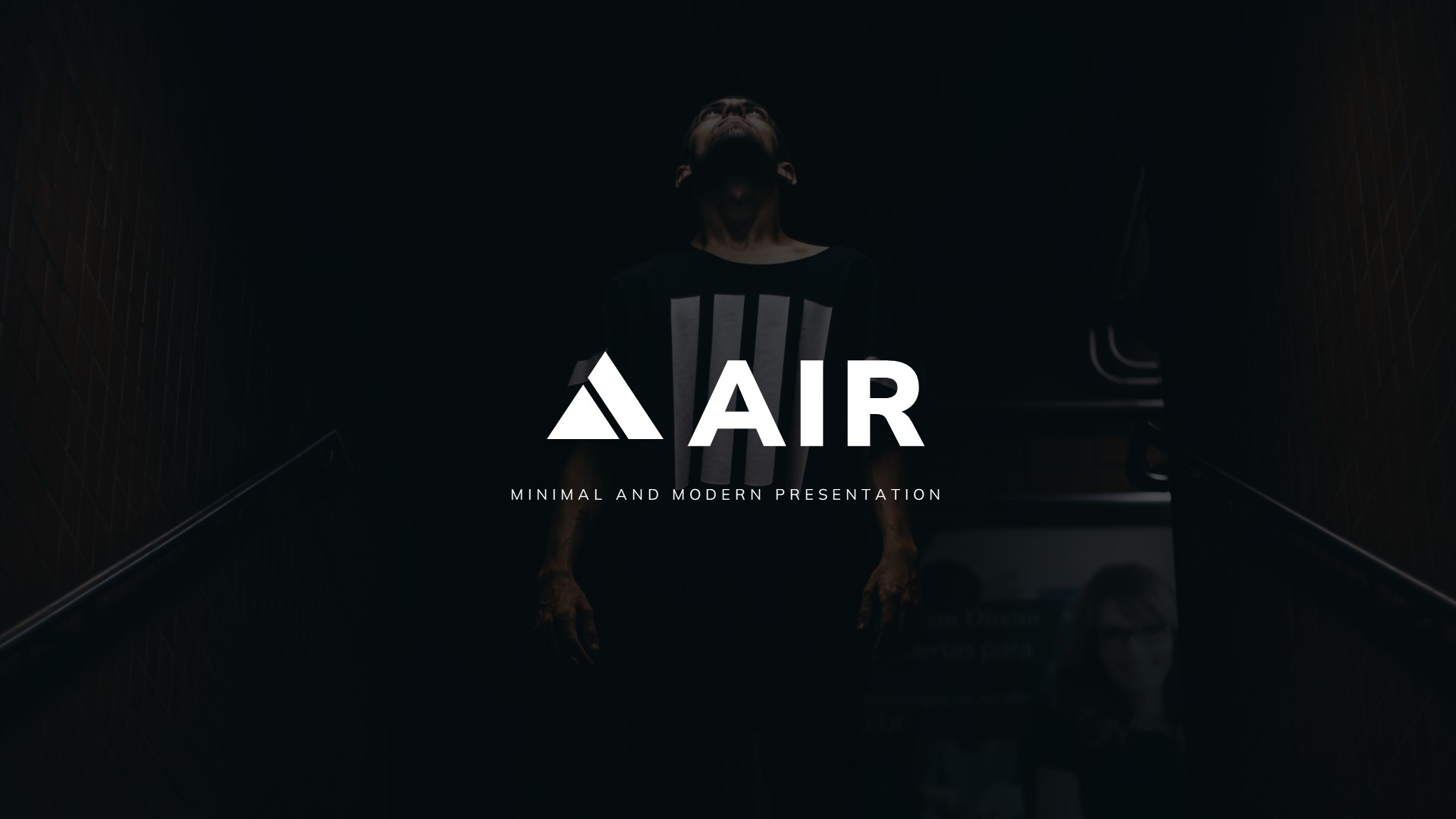Air Minimal PowerPoint Presentation Template, Presentation Templates