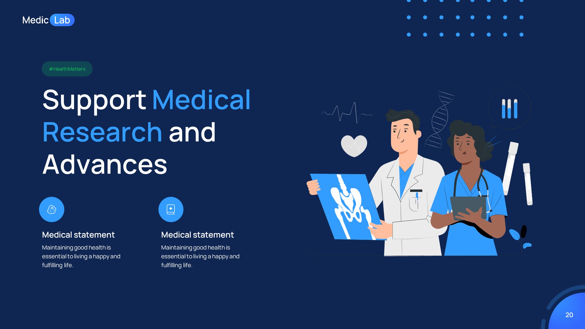 Medic Lab Medical PowerPoint Template, Presentation Templates ...