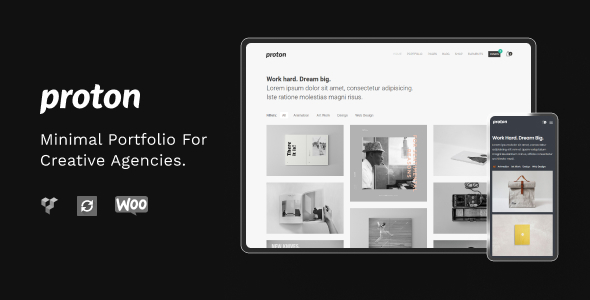 Proton - Minimal Portfolio Theme by neuronthemes | ThemeForest