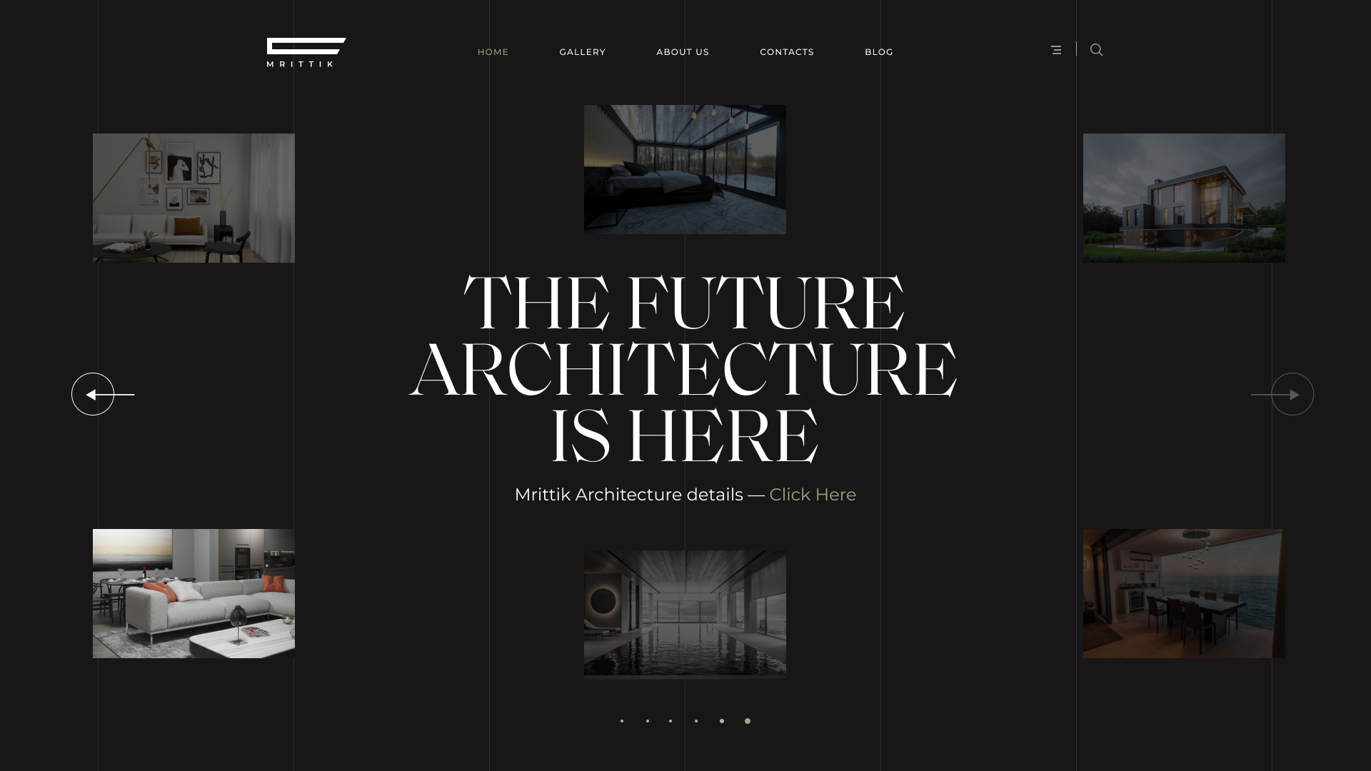 Mrittik - Architecture and Interior Figma Template by wpthemebooster