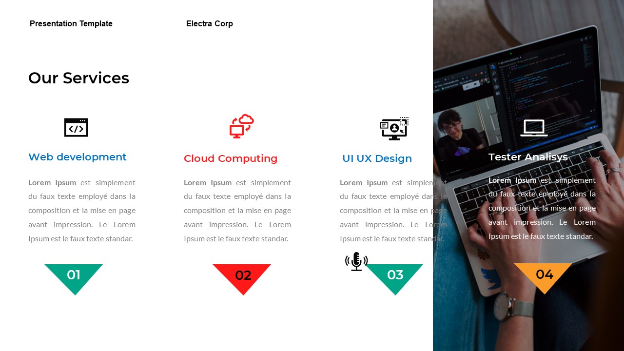 Electra – IT Solution & Technology PowerPoint Template, Presentation ...