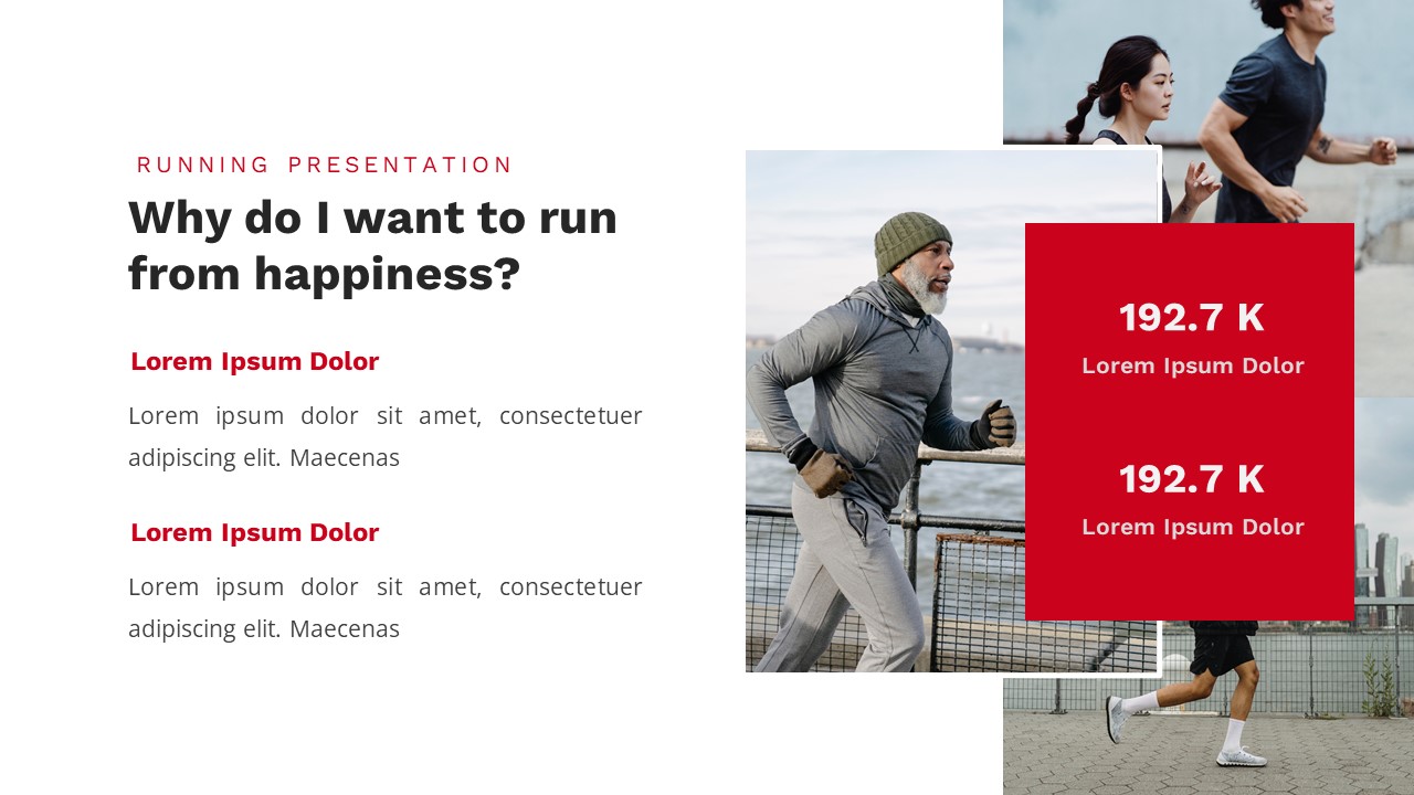 Playon - Running Sport Google Slides Template, Presentation Templates