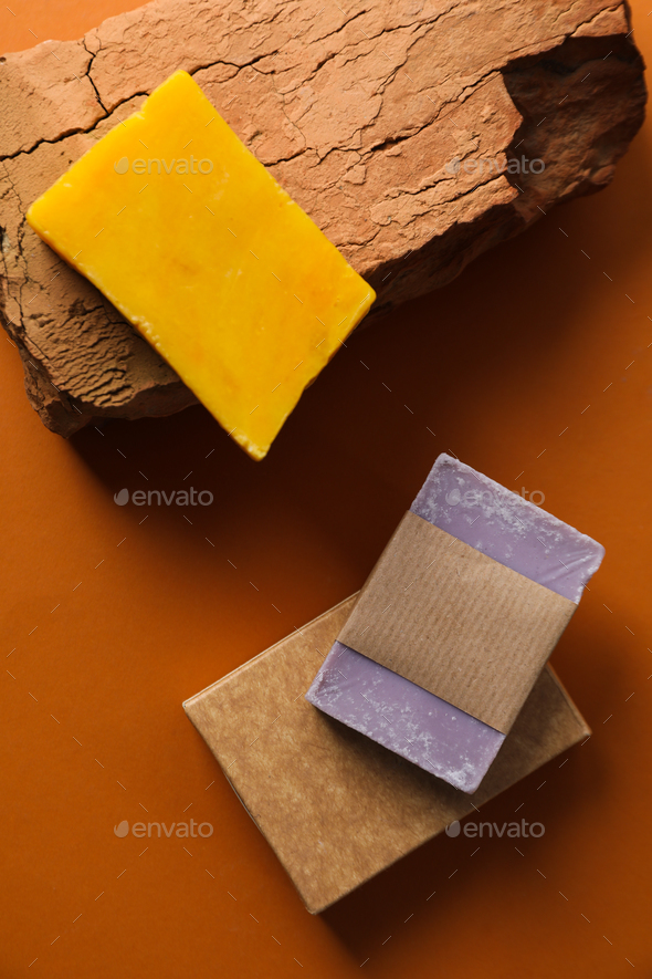 Soap - spa, beauty procedures and skin care concept, top view Stock ...