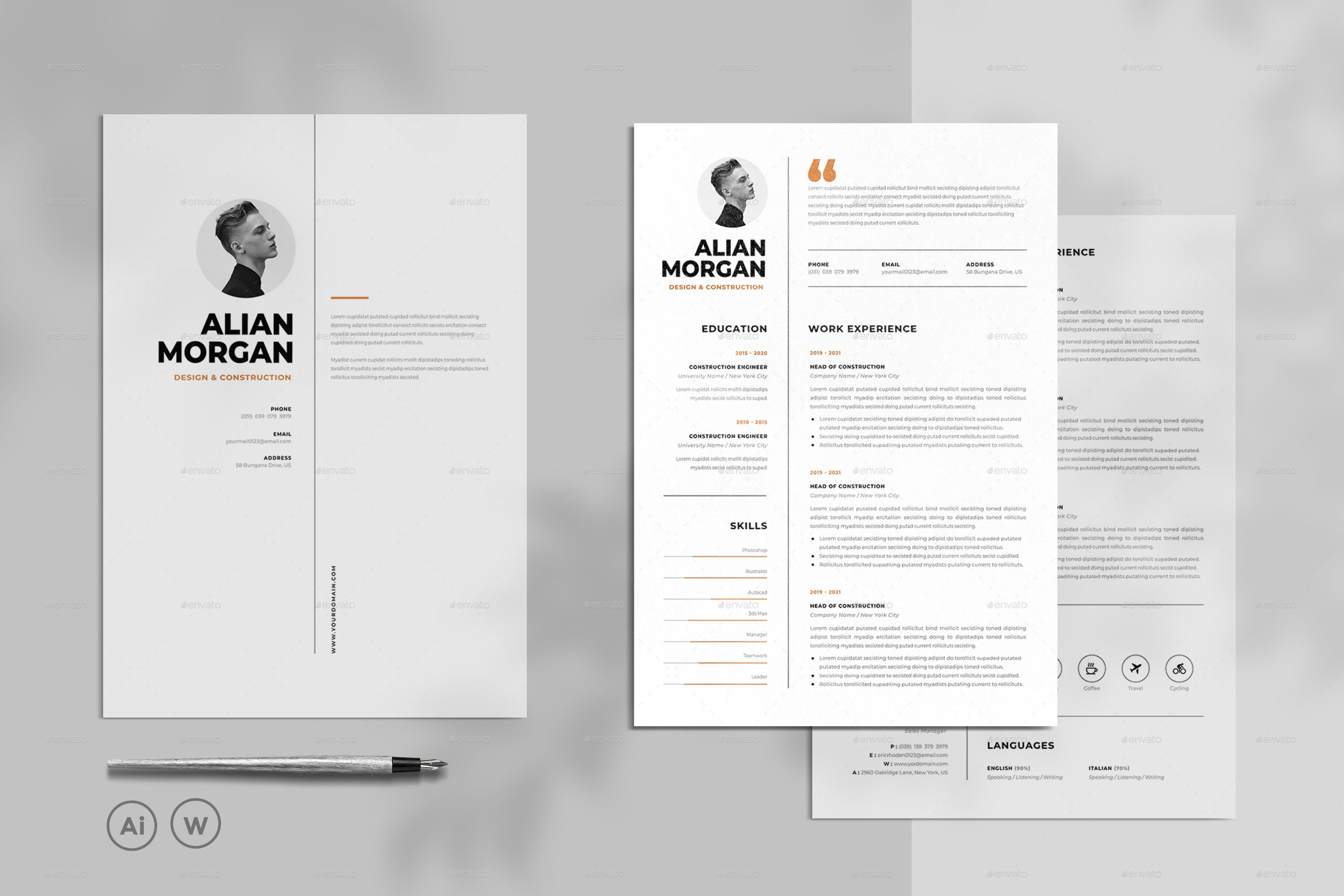 Resume Word, Print Templates | GraphicRiver