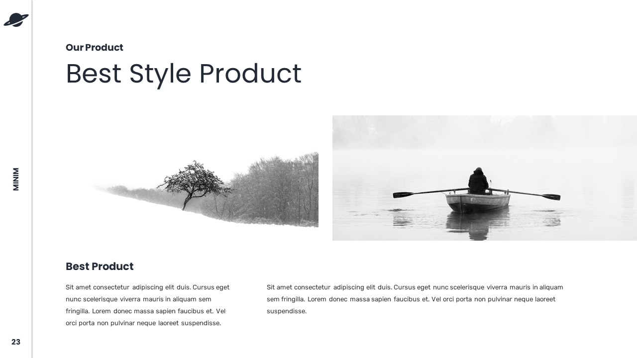 Minim – Business Plan Presentation Template, Presentation Templates