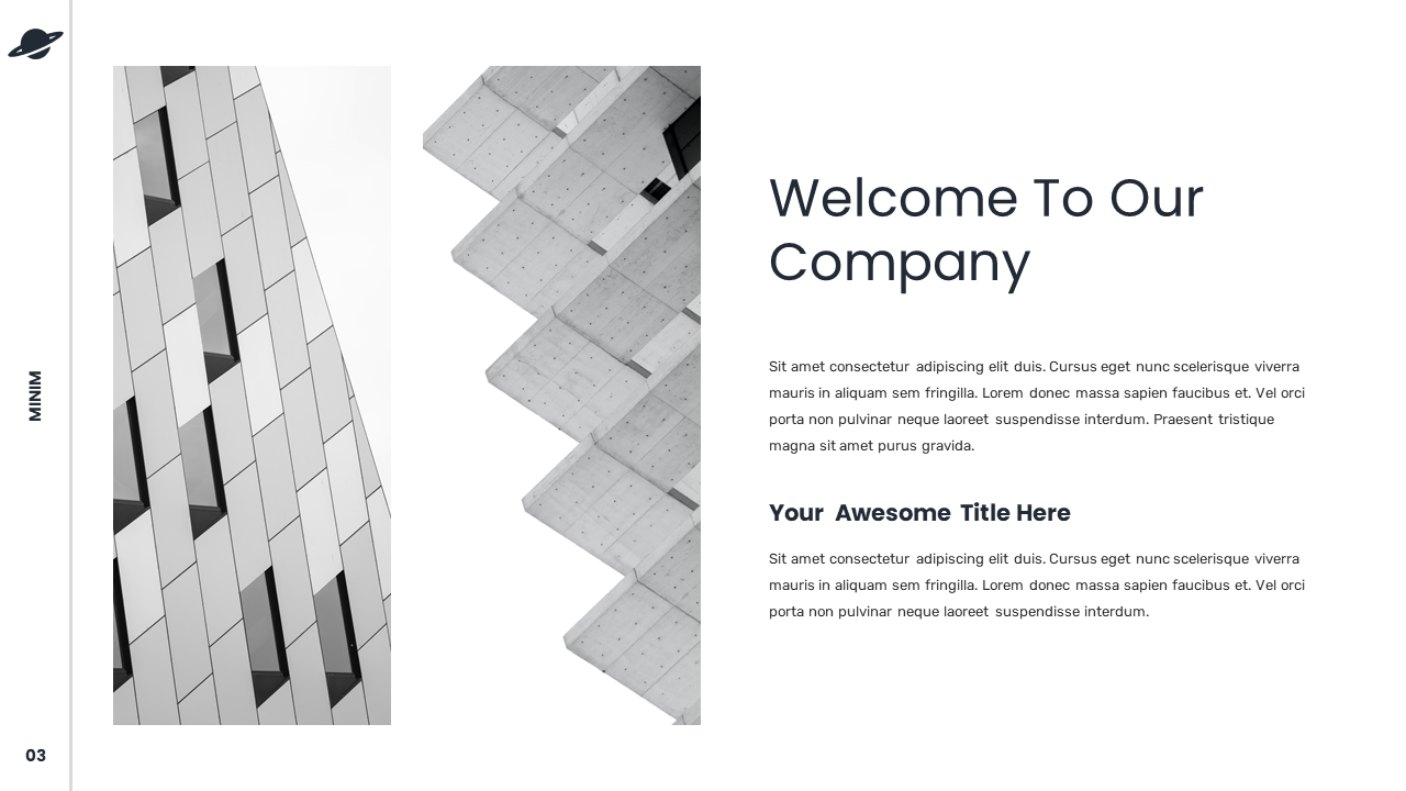 Minim – Business Plan Presentation Template, Presentation Templates