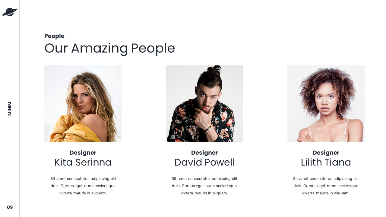 Minim – Business Plan Presentation Template, Presentation Templates