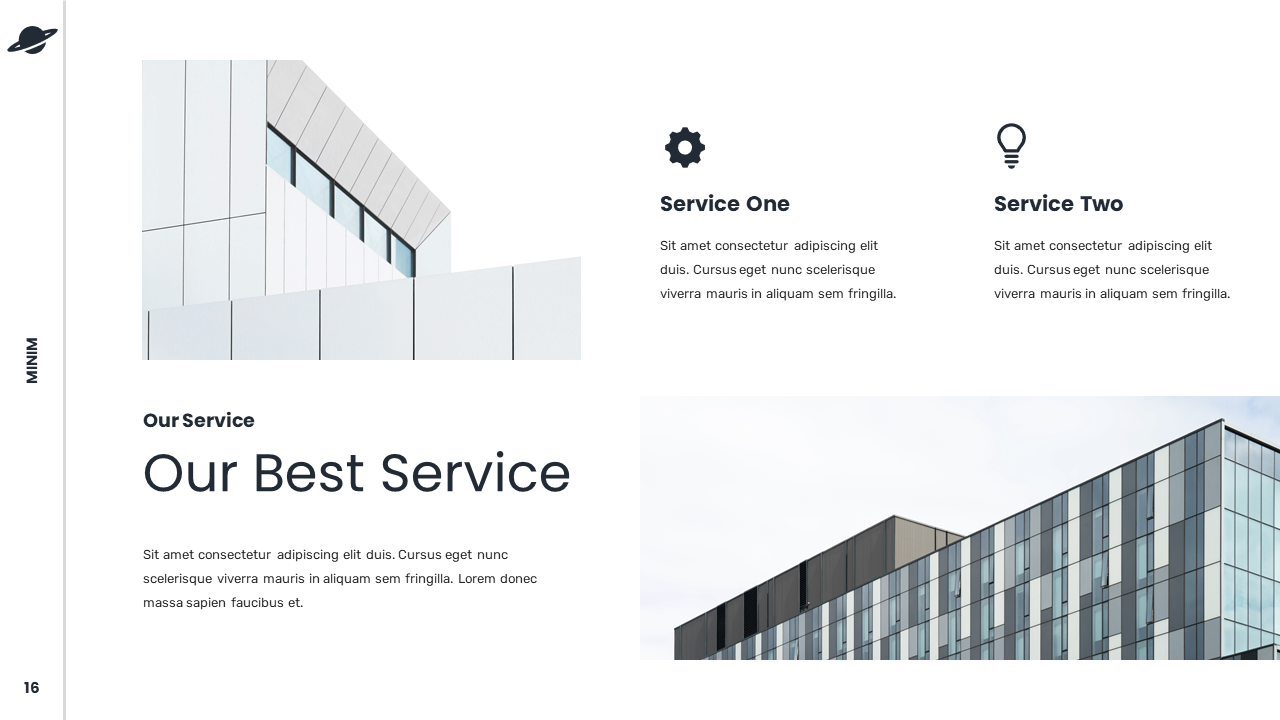 Minim – Business Plan Presentation Template, Presentation Templates